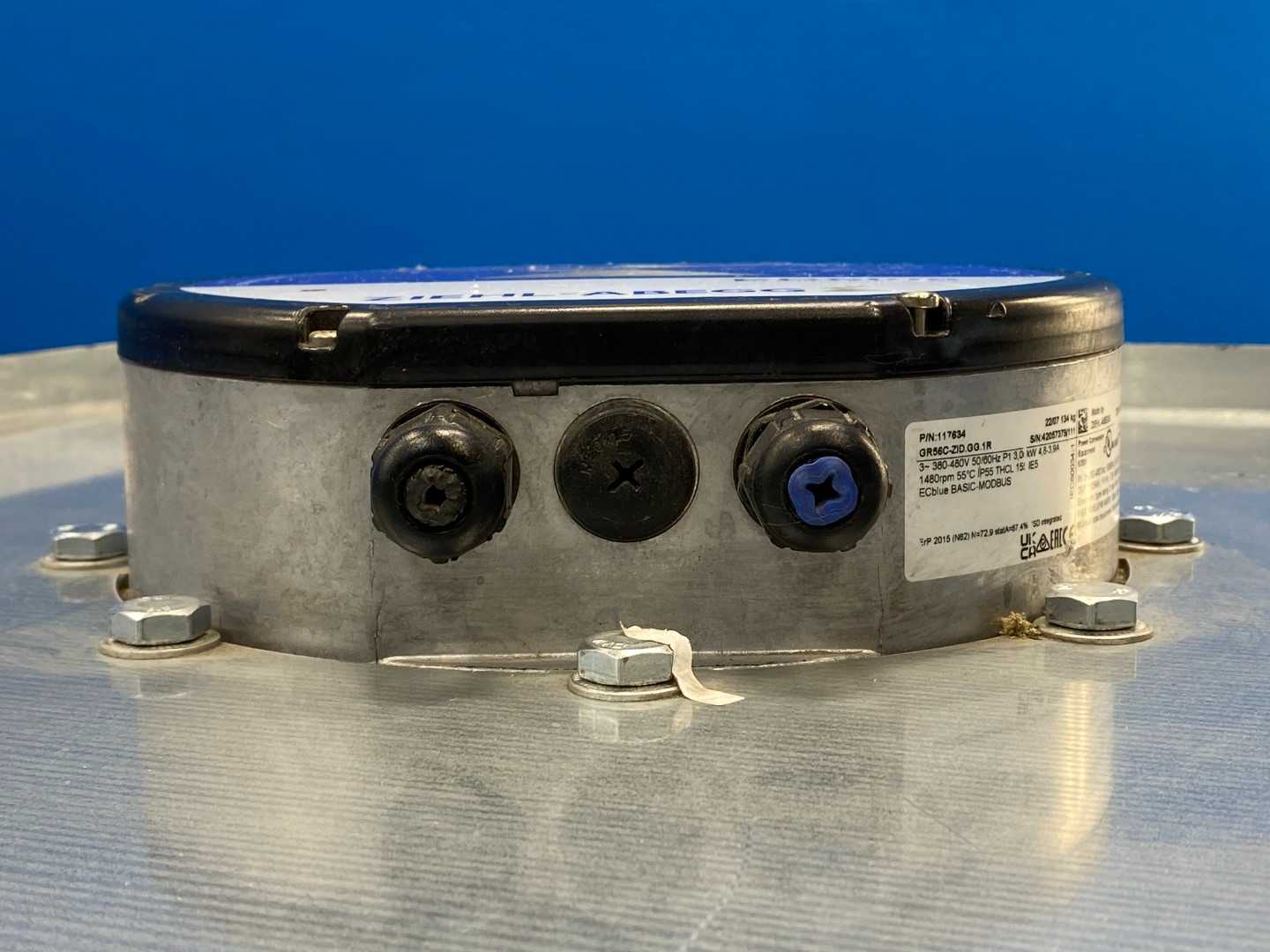 ZIEHL-ABEGG ECBlue Fan GR56C-ZID.GG.1R 117634 380-480VAC ZIEHL-ABEGG ECBlue Fan GR56C-ZID.GG.1R 117634 380-480VAC